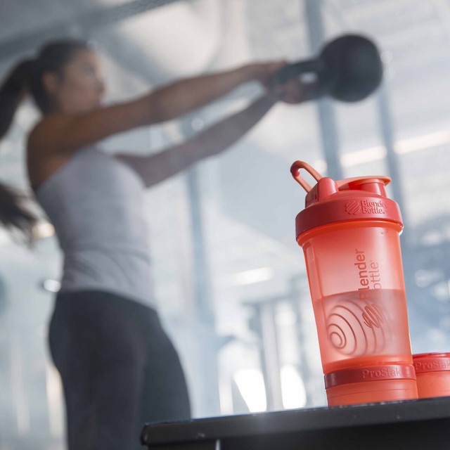 Shaker Cup ProStak 22 Oz Ocean Blue With Flip-Top Lid By BlenderBottle ...