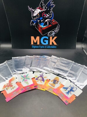 SEALED DIGIMON DIGI CLIX CHIP Packet Promo COLLECTOR 2000 TAZOS POP UP ...