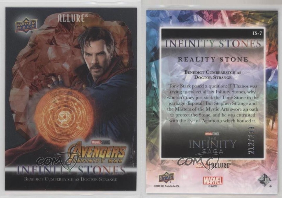 2022 Marvel Allure Reality Stone /299 Benedict Cumberbatch as Doctor ...