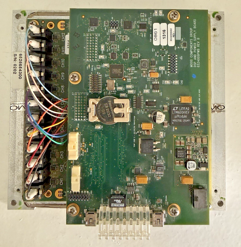 MOOG FORJ 6525654300 REV B LASER BOX ANALOGIC 21-03614-0 *FOR PARTS NOT ...