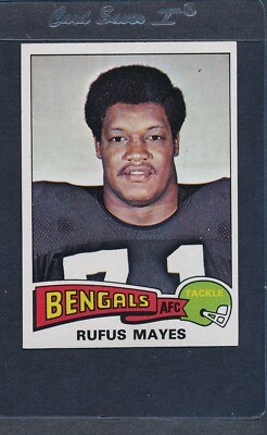 1975 Topps #168 Rufus Mayes Bengals NM/MT *658 | eBay