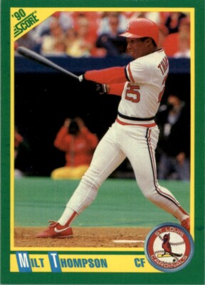 1990 Score MLB Milt Thompson #49 | eBay