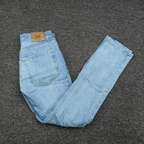 True Craft Jeans Adult 29x32 Blue Slim Fit Straight Cut Denim ...