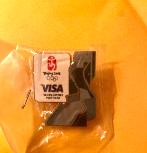 BEIJING OLYMPICS PIN VISA BANK SPONSOR GREAT WALL OF CHINA NEW | eBay