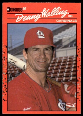 1990 Donruss Baseball Card Denny Walling St. Louis Cardinals #677 | eBay
