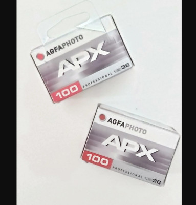 2 Pack - AgfaPhoto Agfapan APX 100 Black and White Negative Film | eBay UK