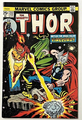 Thor #232 - Marvel Comics 1975 - FN - Marvel Value Stamp #85 Lilith | eBay