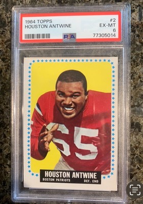 1964 Topps Football #2 Houston Antwine PSA 6 (Lower Price!) | eBay