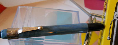 Listo Marker PEN #1620 Blue/Black Marble Design/BLACK LEAD & BLACK top ...