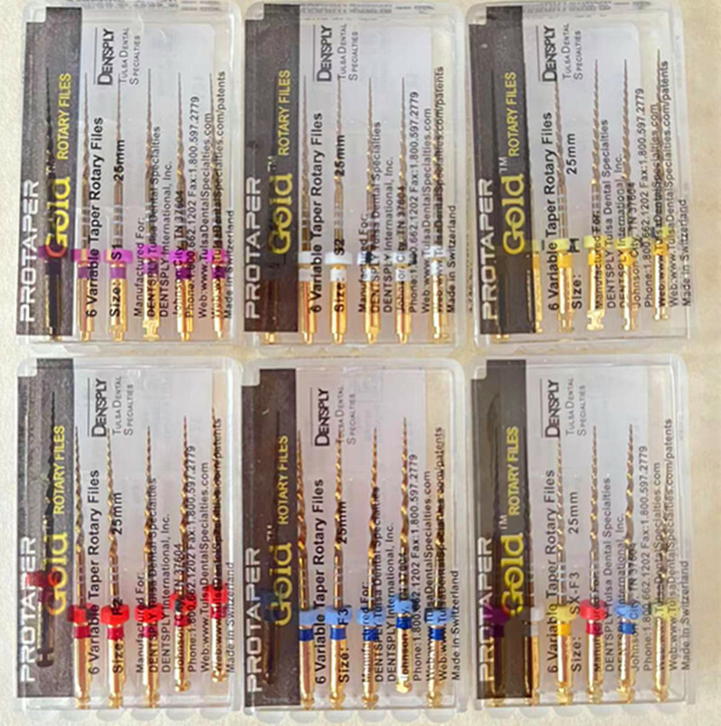 Protaper Gold Rotary Files Dentsply Tulsa Assorted Endodontics Endo ALL ...