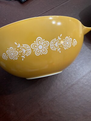 Vintage Pyrex Butterfly Gold Mixing Bowls, Original Set of 4, #441 442 ...