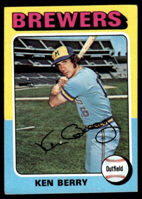 1975 Topps Ken Berry Milwaukee Brewers #432 | eBay