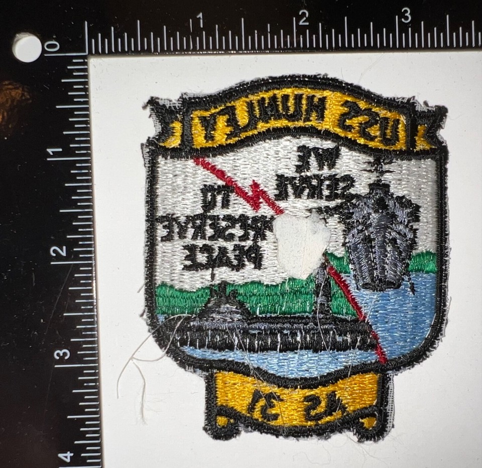Cold War USN US Navy USS Hunley AS-31 Patch | eBay