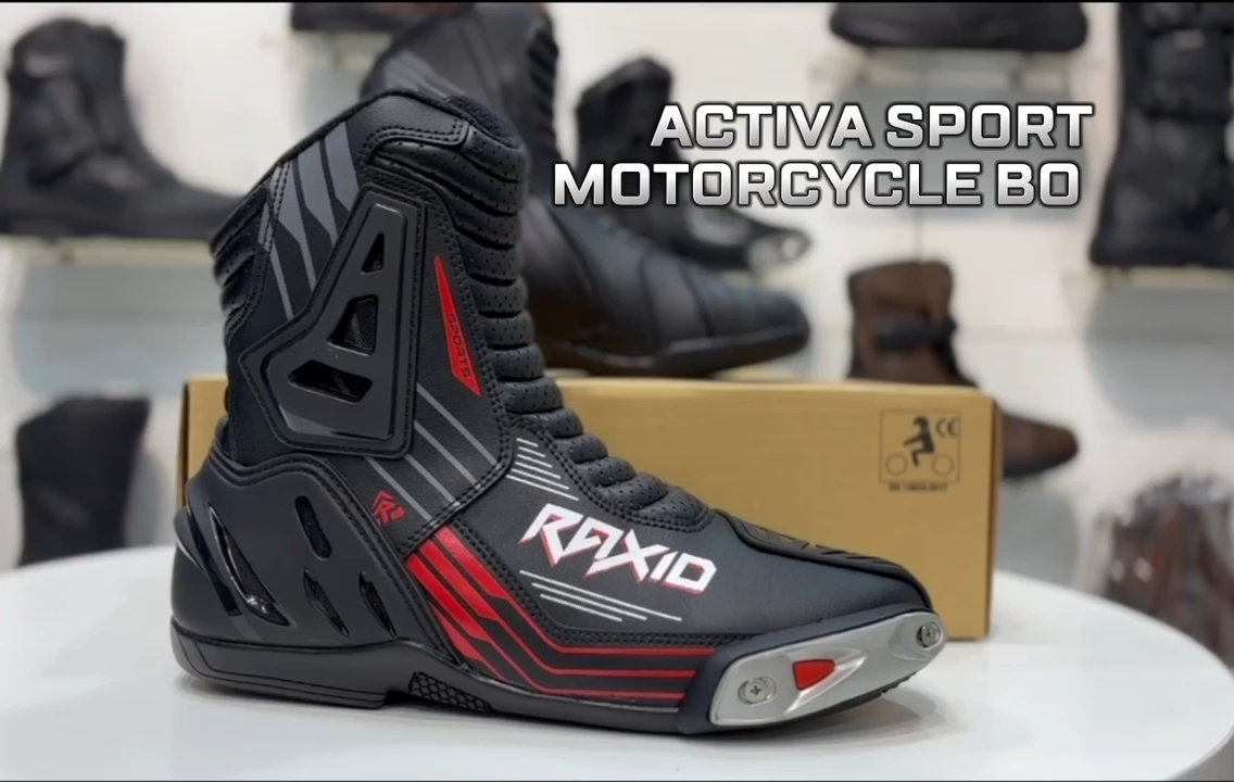 New Motorbike Boots Short Sport Racing Activa Motorcycle Shoes CE/UKCA ...