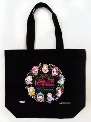Bag Aqours Tote Bag "Sega Collaboration Cafe Love Live! Sunshine!! feat ...