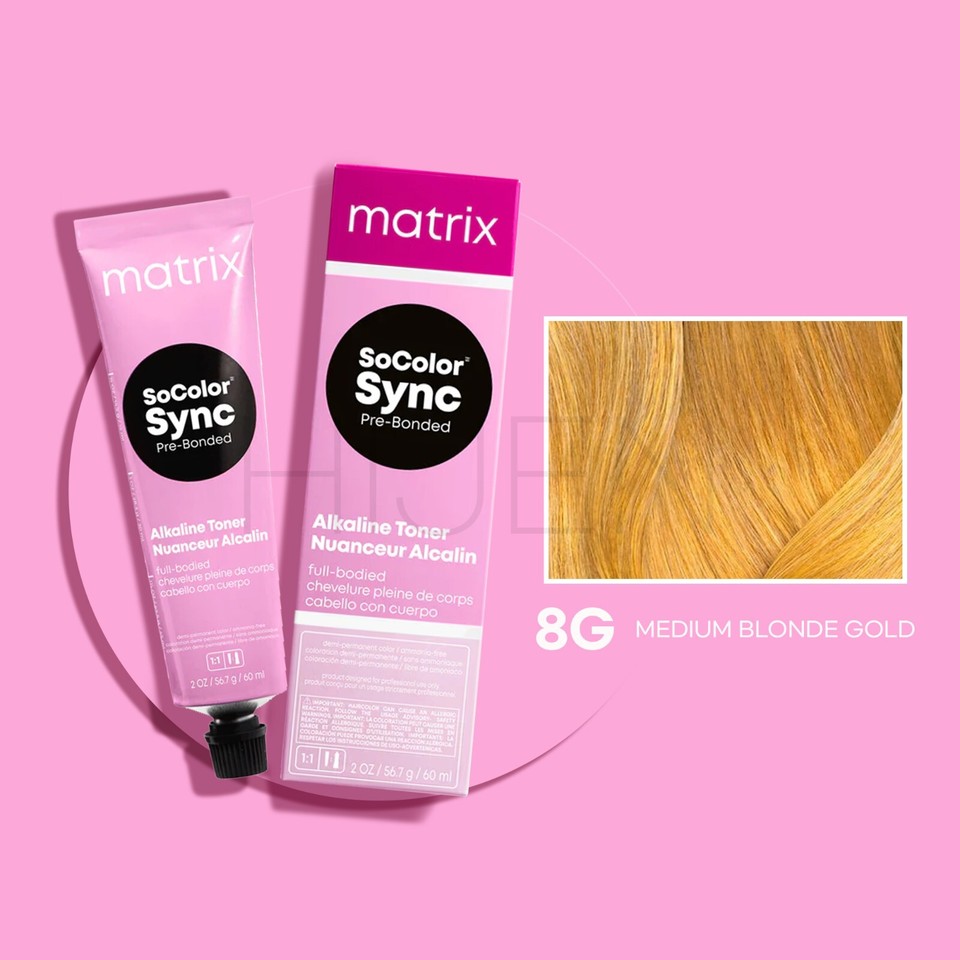 MATRIX SoColor Sync Pre-Bonded Alkaline Toner or Cream Developer ...