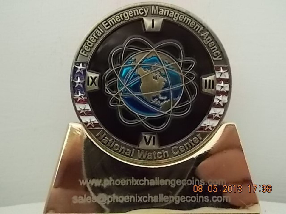 FEMA National Watch Center Custom Challenge Coin | eBay