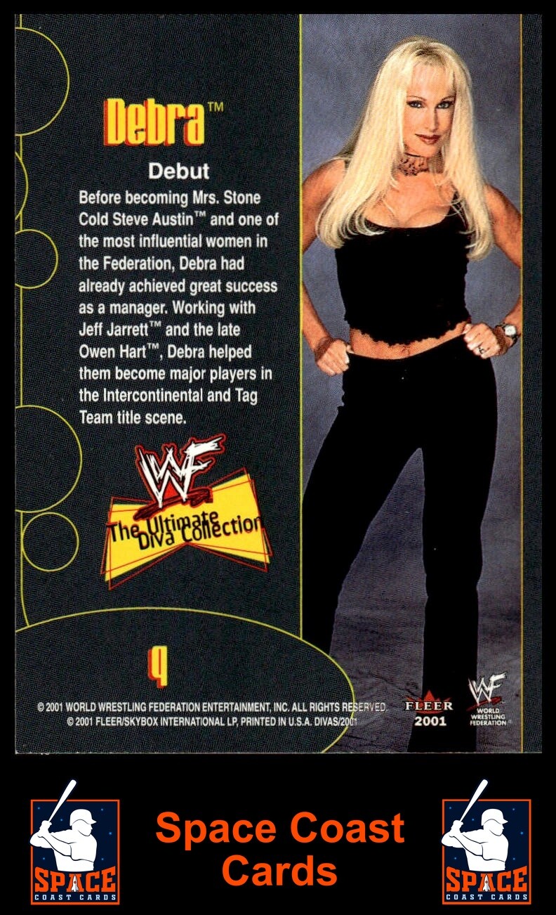 2001 Fleer WWF The Ultimate Divas Collection - Debra #9 (RC) for sale ...