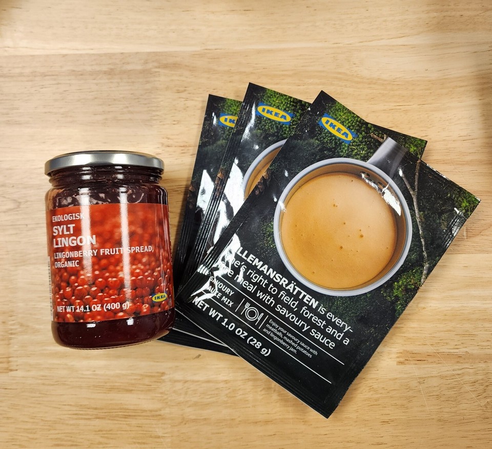 IKEA Sylt Lingonberry jam (1pack) Swedish meatballs Souce ...