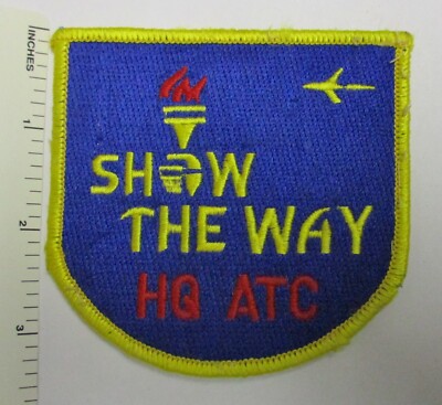 US AIR FORCE AIR TRAINING COMMAND ATC HQ PATCH SHOW THE WAY Original | eBay