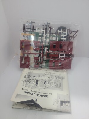 Atlas HO Scale Trackside Signal Tower Building Kit 704 Sealed Bag No ...