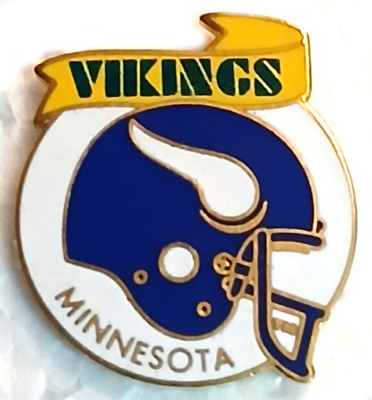 Vikings Pins VINTAGE RARE Minnesota Vikings 1990's Helmet Team NFL ...