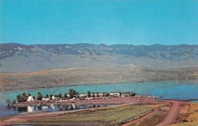 Buffalo Wyoming Seney Point Resort Birds Eye View Vintage Postcard ...
