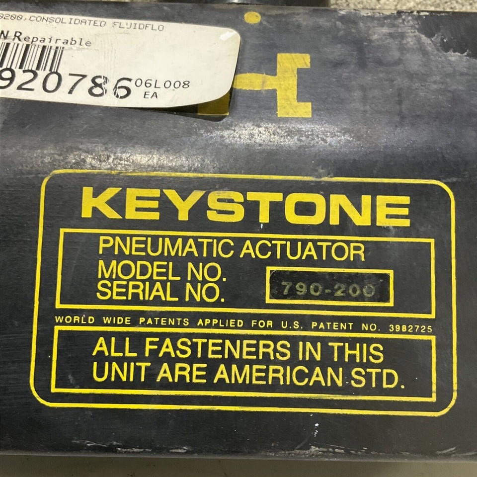 KEYSTONE 790-200 CONSOLIDATED FLUIDFLO OPERATOR 678 | eBay