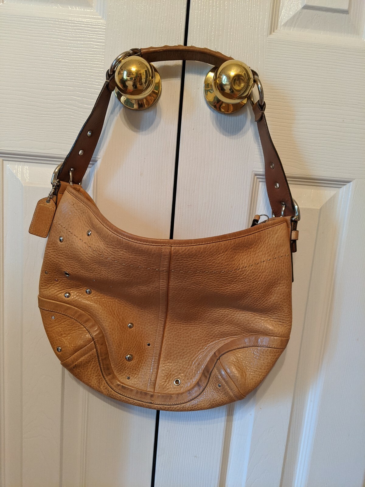 Coach Soho Studded Leather Purse tan/ D0793-F10932 - Gem