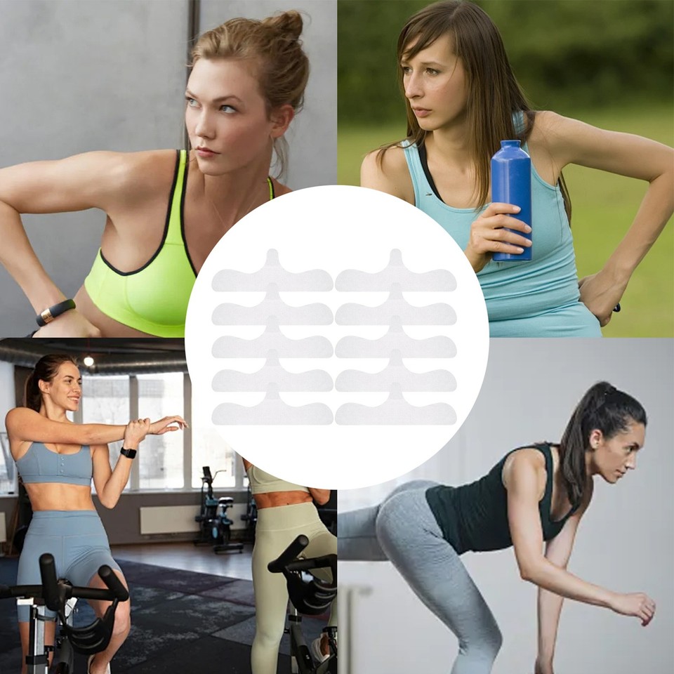 Under Bra Sweat Liners Non-Woven Tummy Liners 10 Pieces Breathable ...