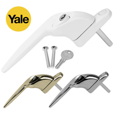 Yale uPVC Cranked Window Handle Inline Locking Offset Espag Double ...