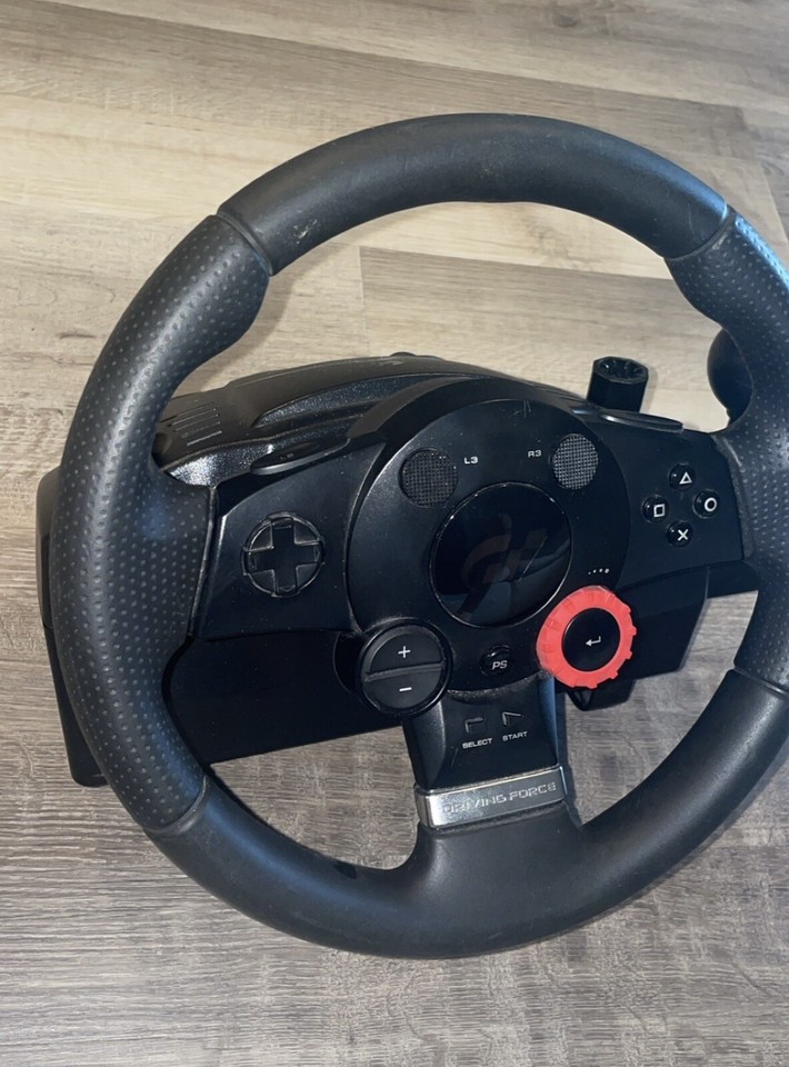 LOGITECH Playstation 3 Driving Force GT Steering Wheel Only Sony PS3 ...