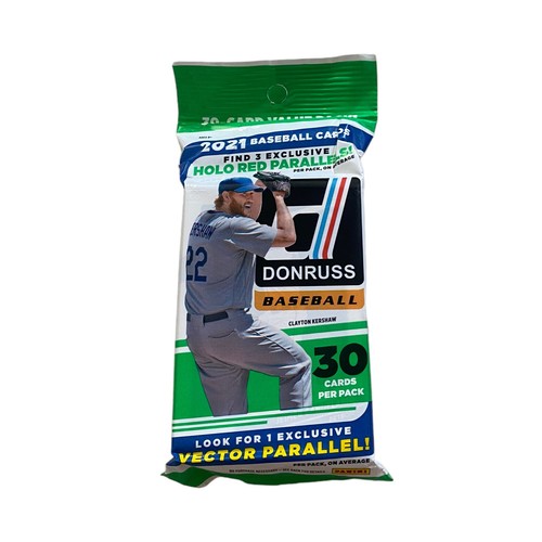 Donruss MLB Fat Pack Cello 30 Cards Holo Red Vector Parallel 2021 | eBay