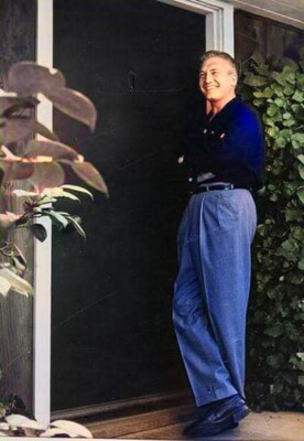 RARE STILL IN COLOR SUPERMAN GEORGE REEVES AT HOME | eBay
