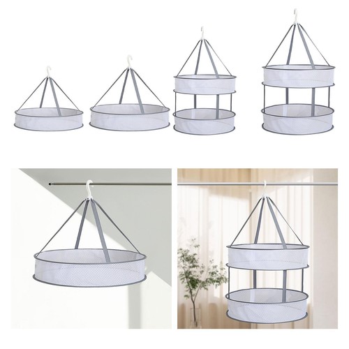Sweater Drying Rack Lay Flat Dryer Stackable Hanger Mesh Clothes Drying ...