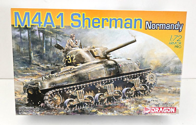 1/72 DRAGON M4A1 SHERMAN NORMANDY #7273 NEW PLASTIC ARMOR MODEL KIT | eBay