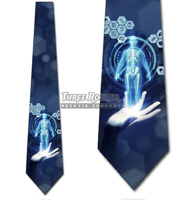 Medical Ties Men's Futuristic Tie Doctor Dentist Necktie | eBay