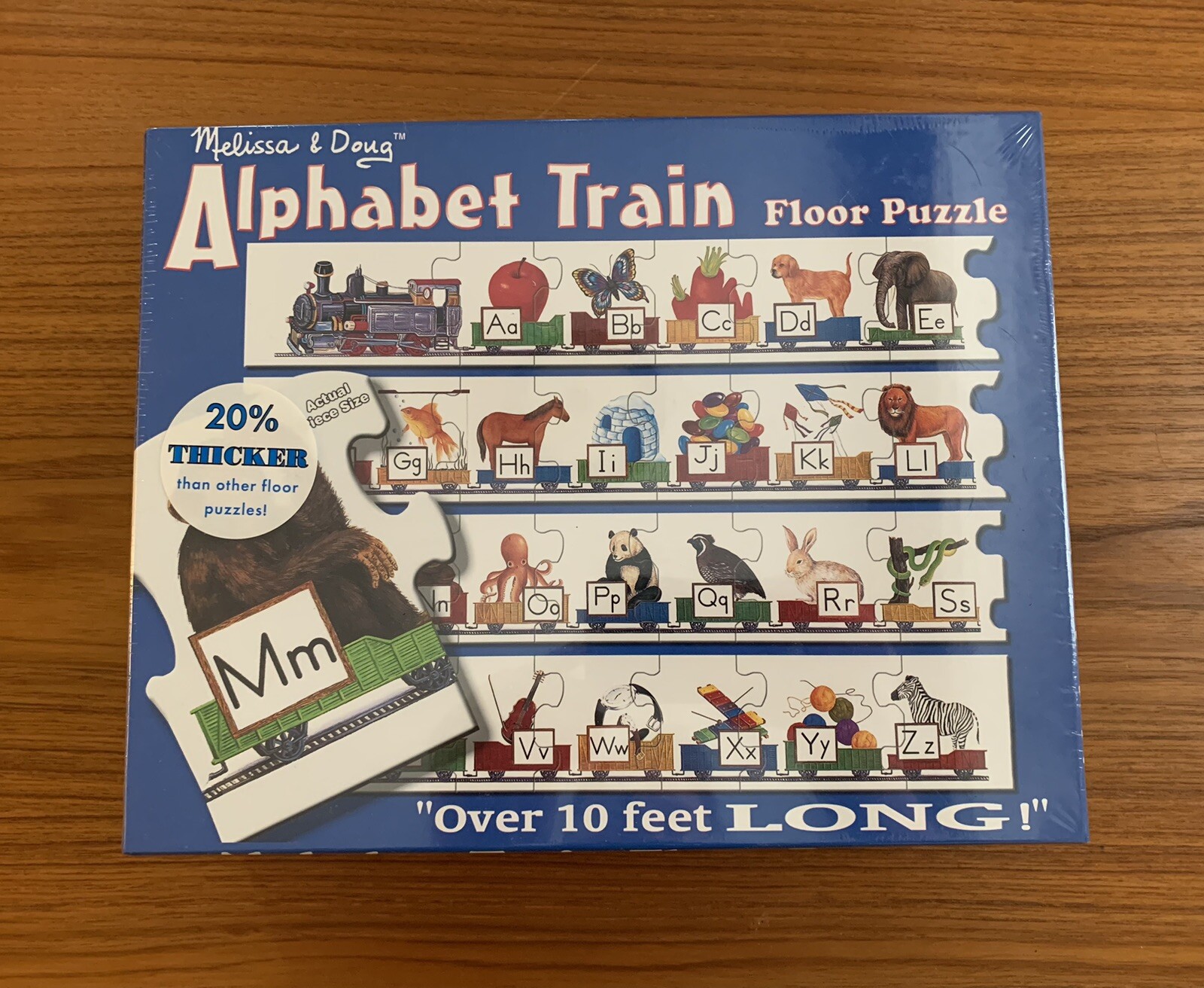Mellisa & Doug Alphabet Train Floor Puzzle - Over 10 Feet Long! | eBay