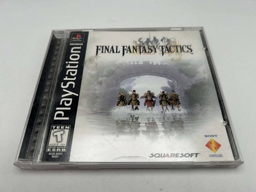 Final Fantasy Tactics (PlayStation 1, 1998) PS1 - Complete CIB - Black ...