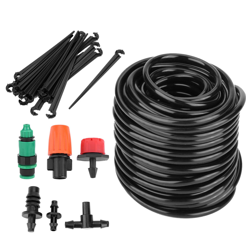 25m Misting Garden irrigation System Micro Drip Watering Hose Auto ...