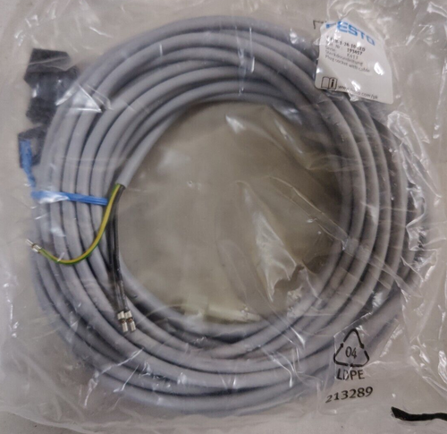 Festo socket with cable plug 193457 KMEB-1-24-10-LED | eBay