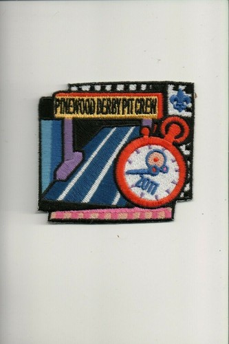2011 Pinewood Derby Pit Crew patch | eBay
