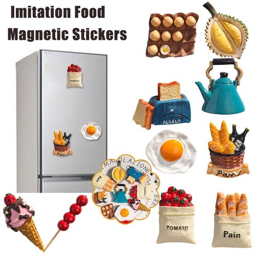 Gourmet Fridge Stickers Food Fridge Magnets Refrigerator Stickers ...