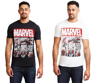 Marvel Mens T-shirt Heroes Comics S-2XL Official | eBay UK