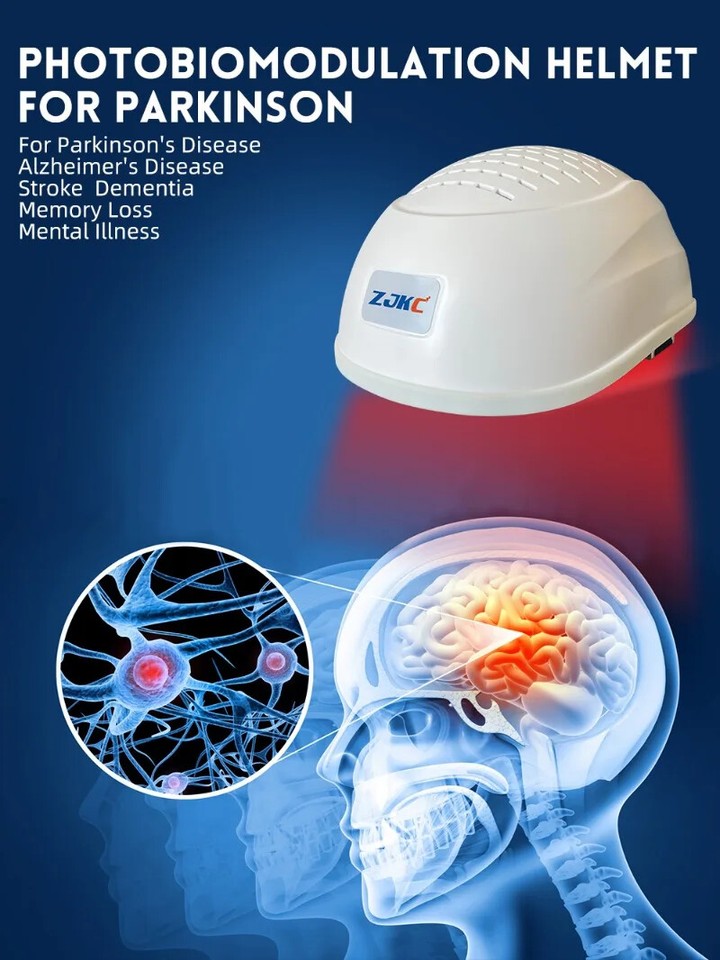 ZJZK 810nm×280 Treatment Helmet Infrared Light Therapy Device for Brain ...