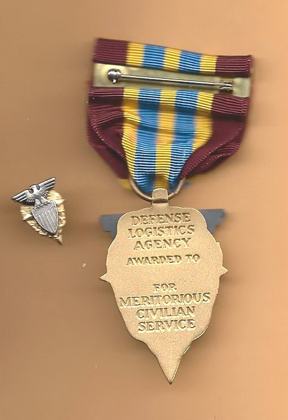 DEFENSE LOGISTICS AGENCY MEDAL FOR MERITORIOUS CIVILIAN SERVICE MEDAL ...