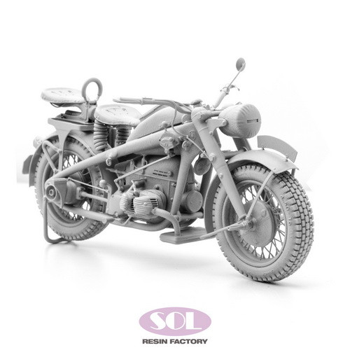 SOL Resin Factory 1/16 WWII German Motorcycle KS750 | eBay
