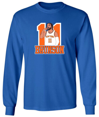 Jalen Brunson 11 Jersey Long Sleeve T-Shirt | eBay
