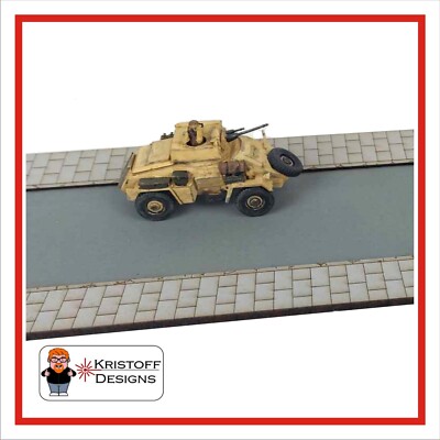 00 1:72 Scale MDF Model road and pavement Painted Terrain (B) | eBay UK