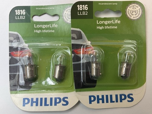 Philips 1816LLB2 LongerLife Instrument Panel Lamp Light Bulb 1816 - 4 ...